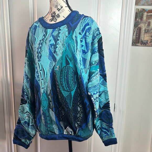 COOGI | Sweaters | Rare 99s Coogi Knit Sweater Biggie Smalls Hip Hop ...